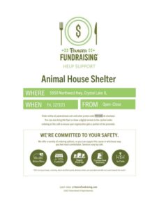 Dine To Donate At Panera 12 03 2021 Animal House Shelter